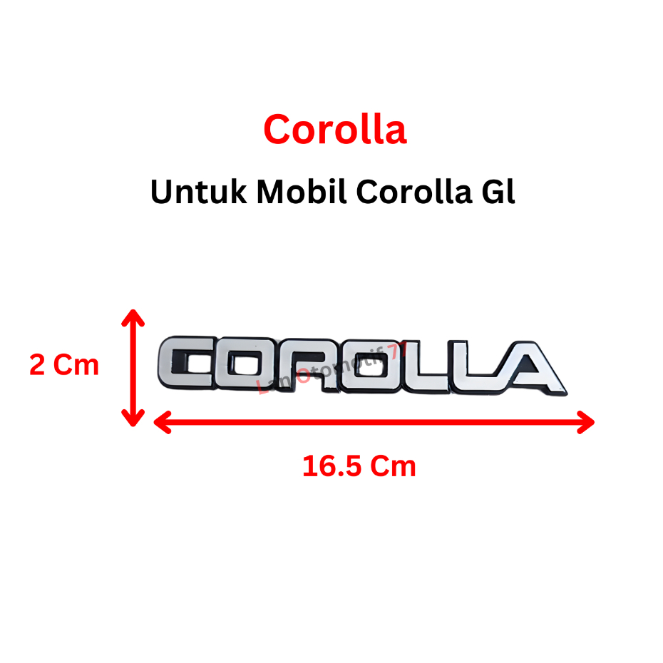 Corolla Car Logo Emblem for Corolla GL | Shopee Philippines