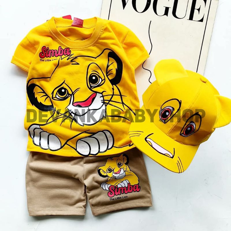 BOYS' AND GIRLS' CLOTHES WITH LION KING MOTIF, CUTE SIMBA THE ...
