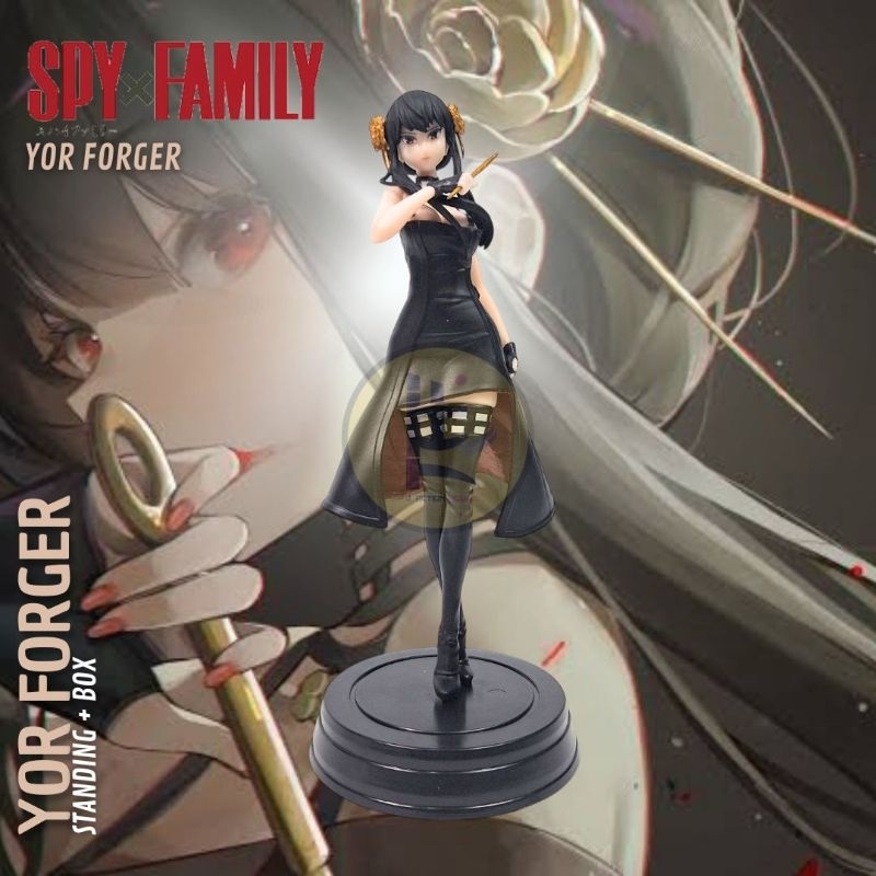 Yor Forger Action Figure Spy Statue x Family Standing + Box | Shopee ...