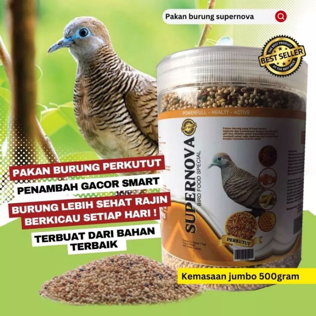 Supernova turtle dove bird feed 500G | Shopee Philippines