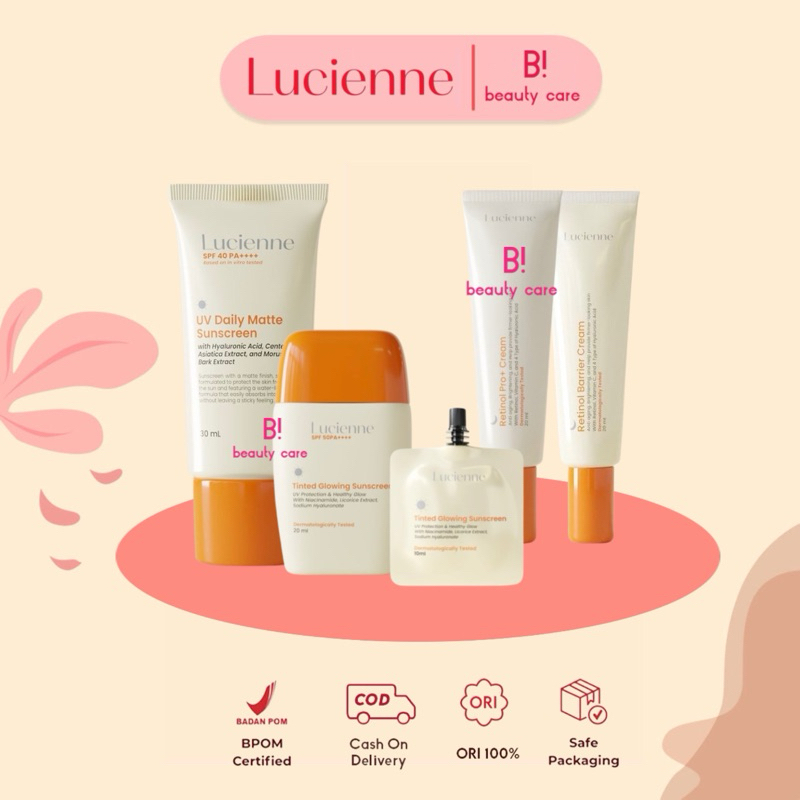 [READY Ready TO SEND] LUCIENNE TINTED GLOWING SUNSCREEN BPOM SPF 50pa ...