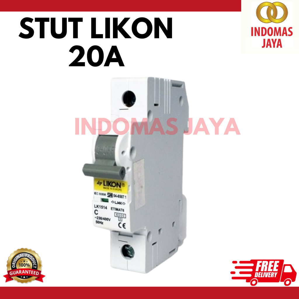 Mcb 1 PHASE 20A GRAY - LIKON | Shopee Philippines
