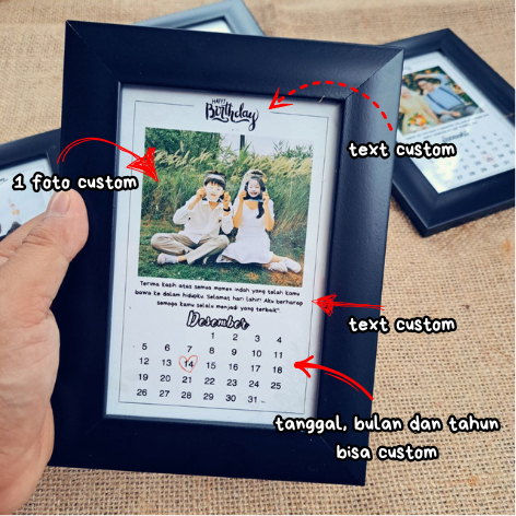 003 Finished date Frame Custom photo Frame wedding anniversary gift ...