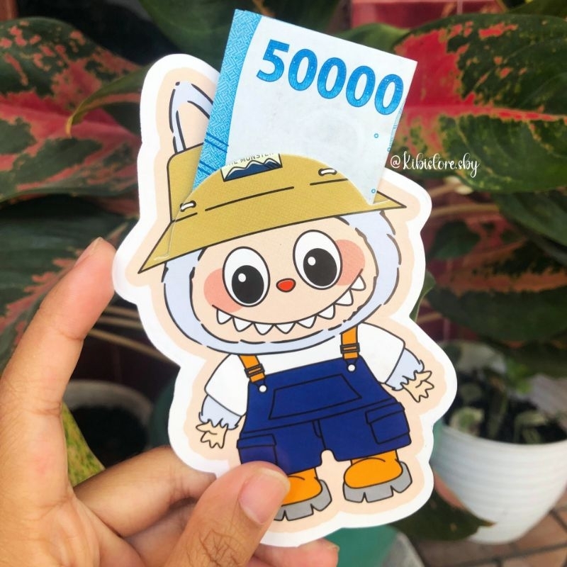 KIBISTORE.SBY | 1pcs | Labubu 3D Character Envelope | Eid Envelope 2025 ...