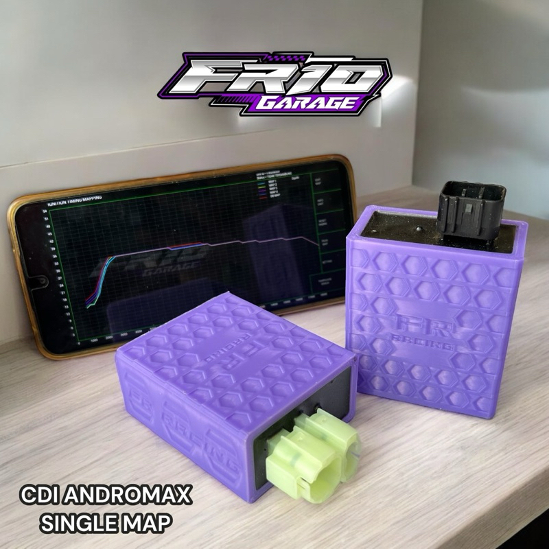 Cdi PROGRAMABLE ANDROMAX SINGLE MAP CDI RACING ANDROID SERIES MIO ...
