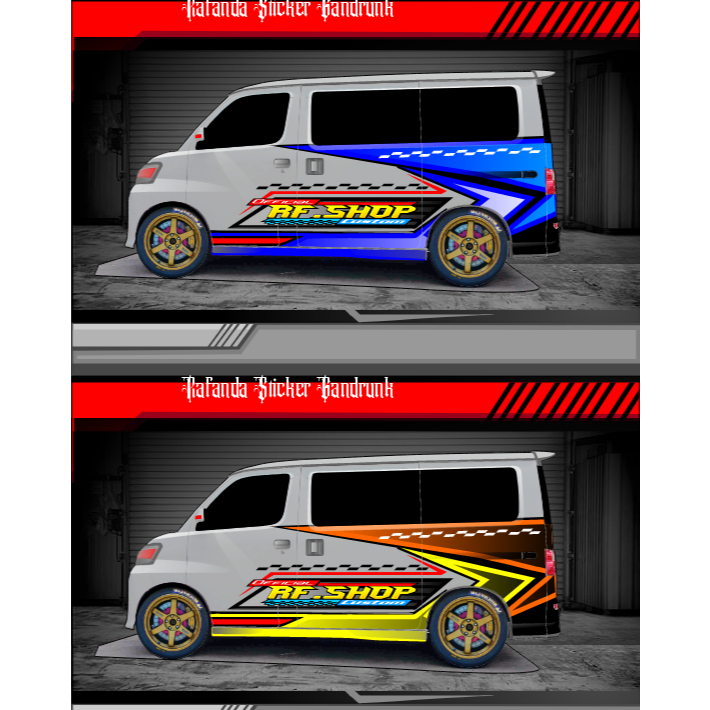 Grandmax BLINDVAN LUXIO APV AVANZA ETC DECAL STICKER | Shopee Philippines