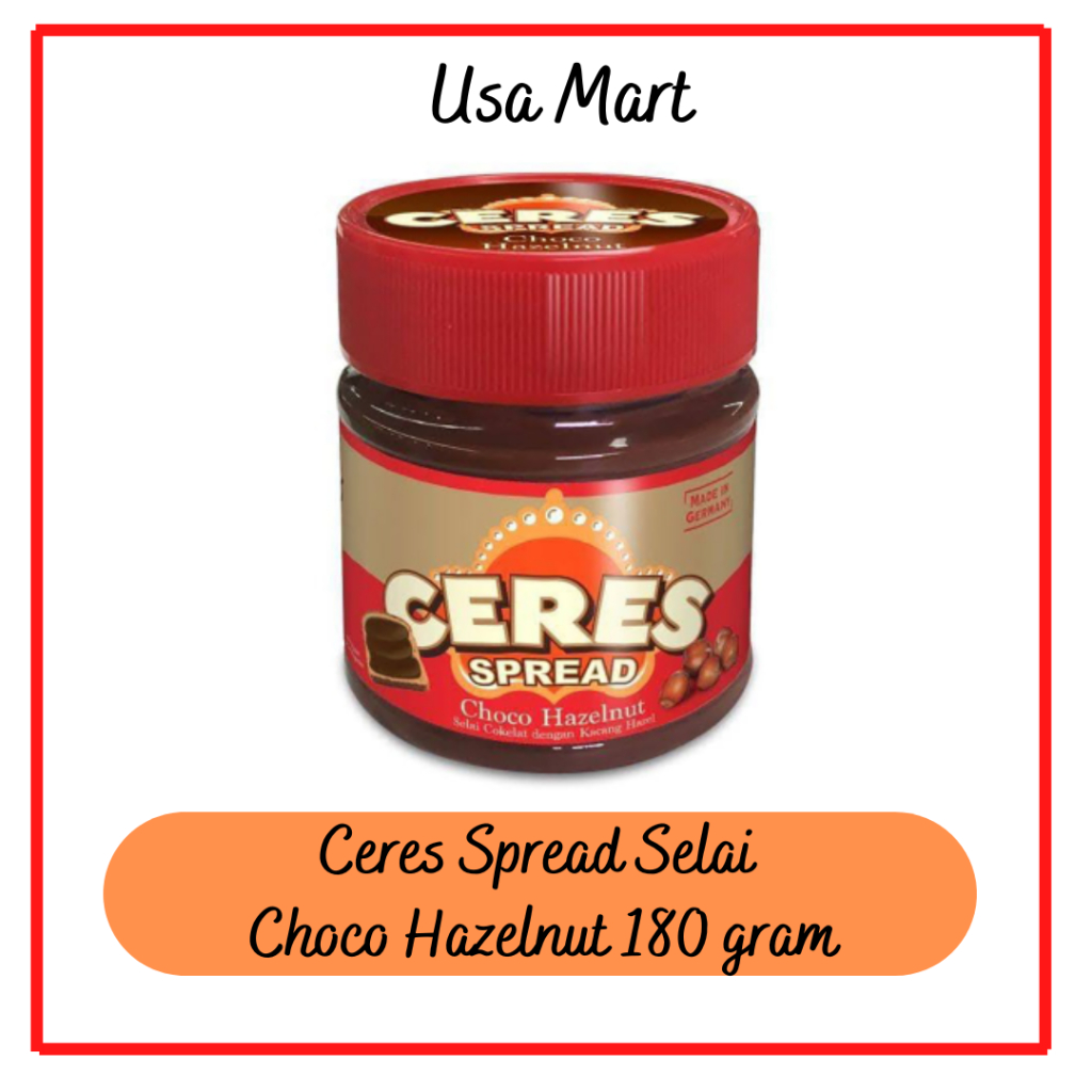 Ceres Spread Choco Hazelnut Spread 180 grams | Shopee Philippines