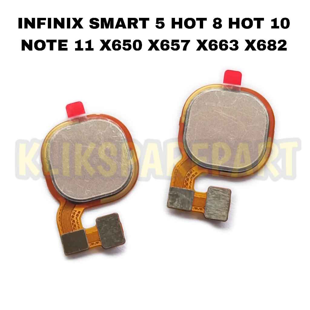 Infinix Smart 4 Hot 9 Play Hot 11 Flexible Fingerprint Finger Print ...