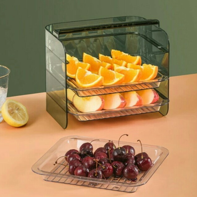 Food Rack/Kitchen Rack/3 Layer Multipurpose Rack (Stacked dishes ...