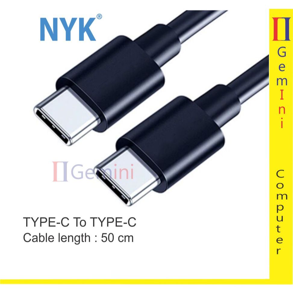 Type C to type C / extension type C / type C extension cable 50 cm ...