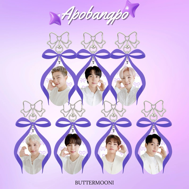 Pharmacy BTS Purple Ribbon Keychain Collection | Shopee Philippines