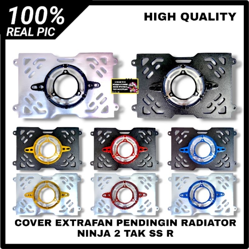 Ninja 2 STROKE SS R RADIATOR COOLING EXTRAFAN COVER OLD MODEL | Shopee ...