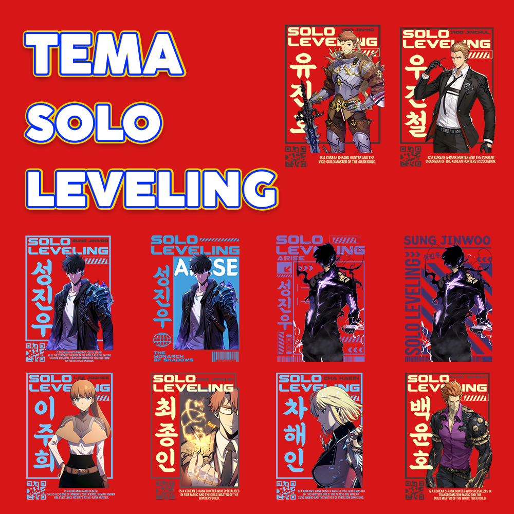 Solo LEVELING THEME UNIT IRON SCREEN PRINTING VOL.1 / DIRECTLY USE DTF ...