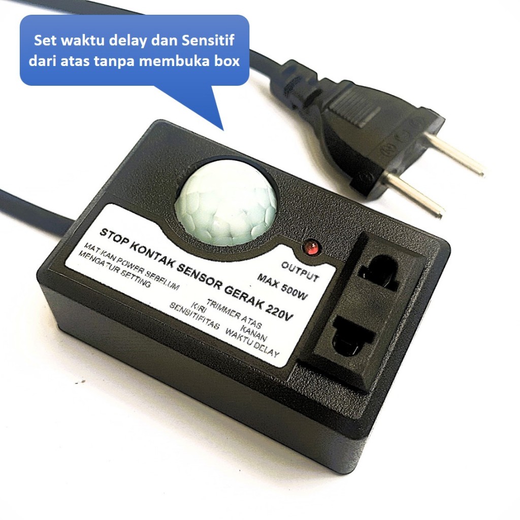Motion Sensor Socket PIR Plug 220V AC Adjustable Automatic Switch for ...