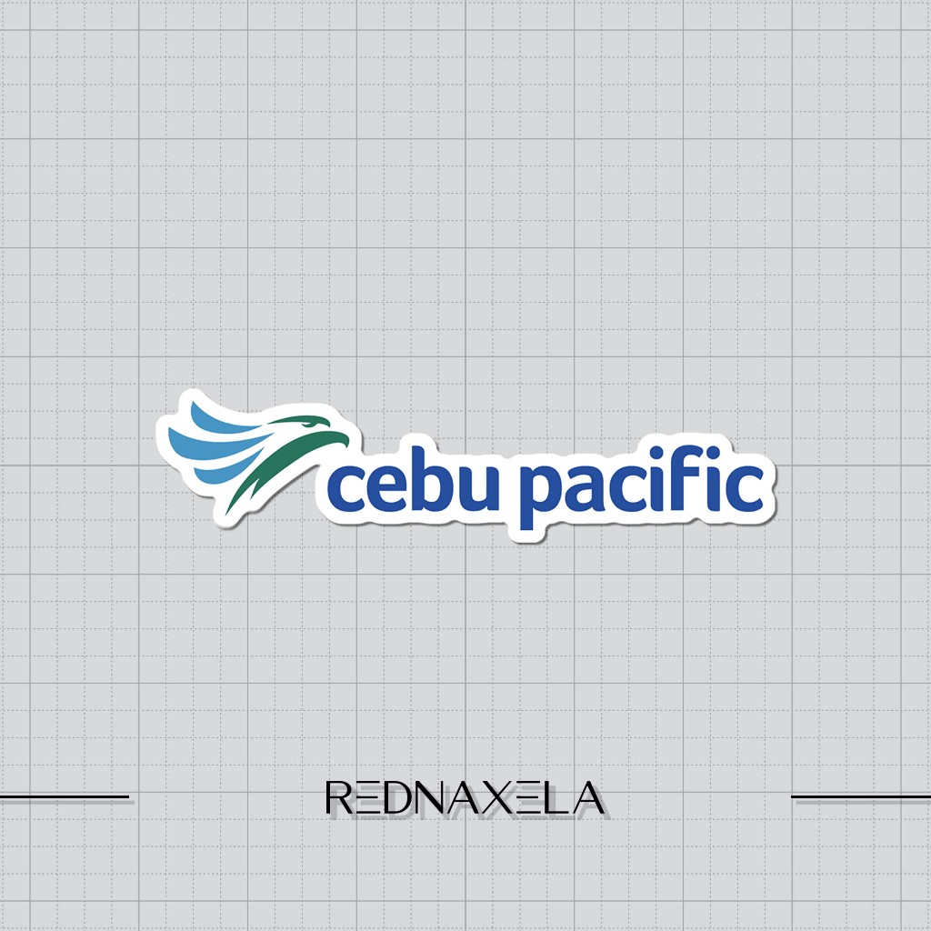 Cebu Pacific Vinyl Sticker 2 Outdoor Suitcase Stickers Waterproof ...