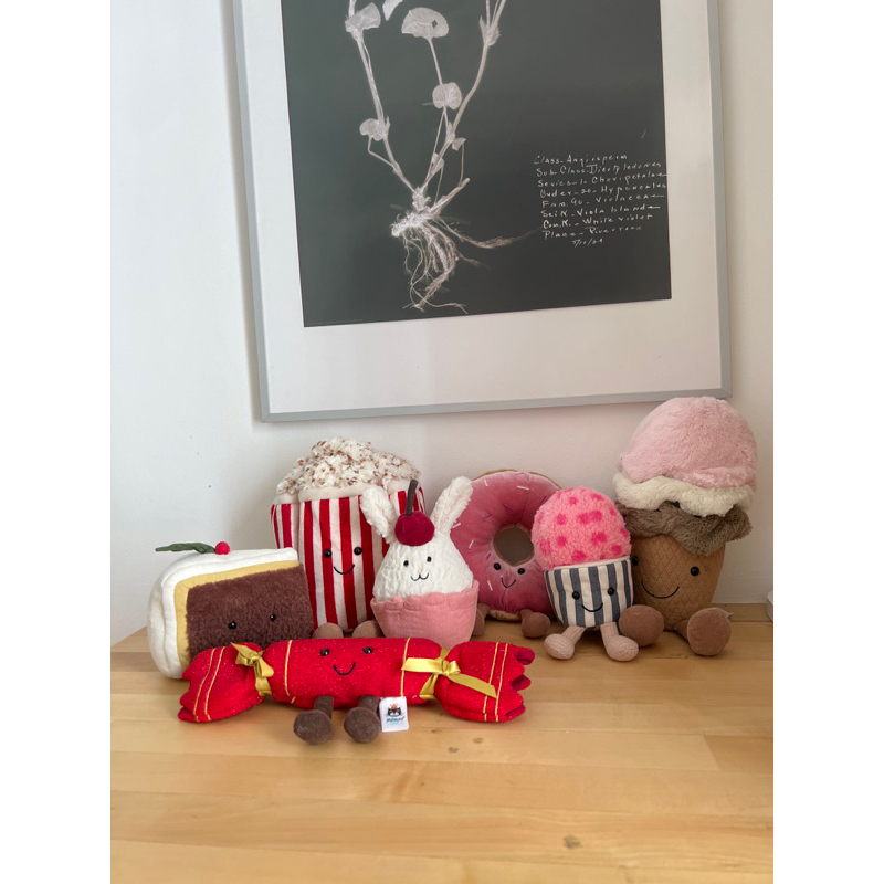 Jellycat amuseable slice cake doughnut popcorn cupcake bunny gelato ice ...