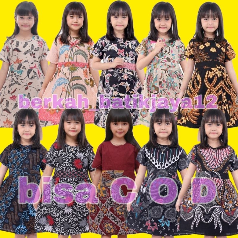 Kindergarten batik - girls' batik dresses | Shopee Philippines