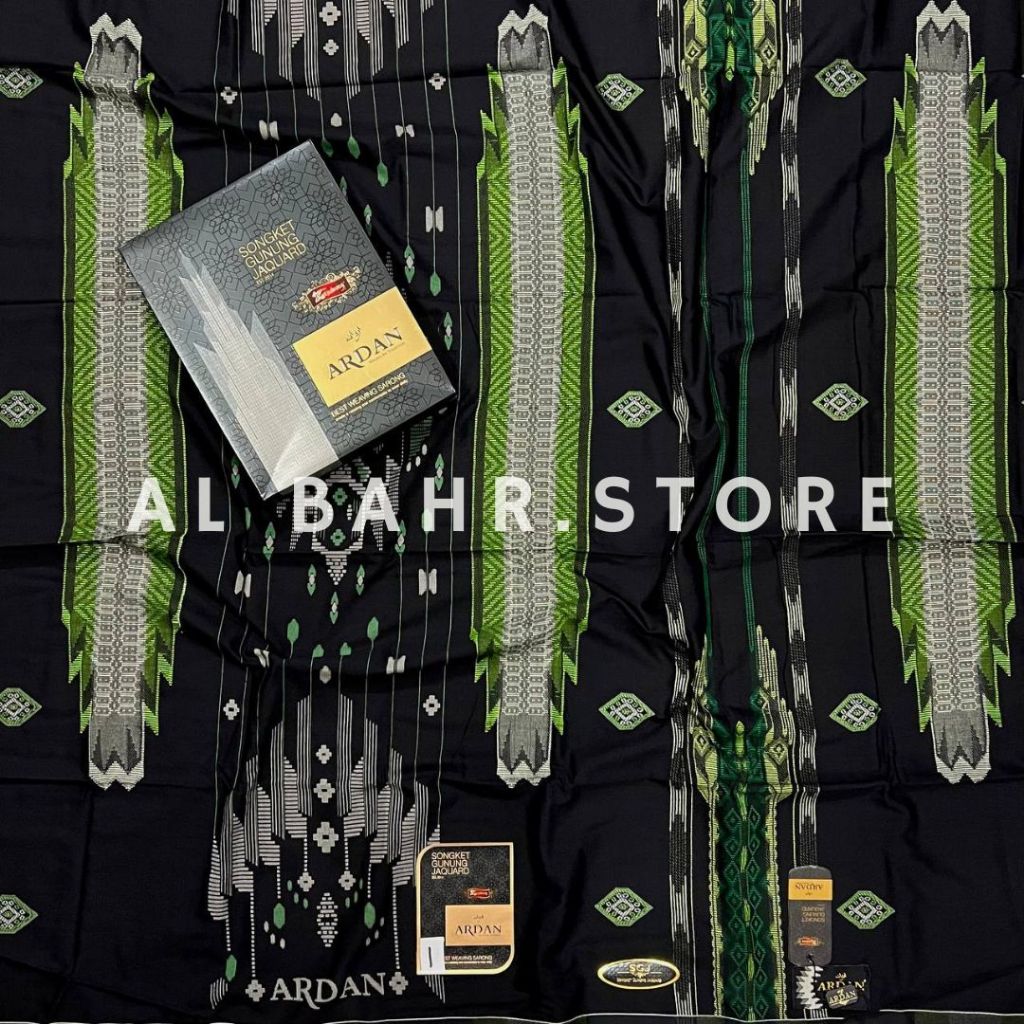 Sarong Ardan SGJ Songket Gunungan Jaquard Gold/ Sarong Ardan SGJ ORI ...