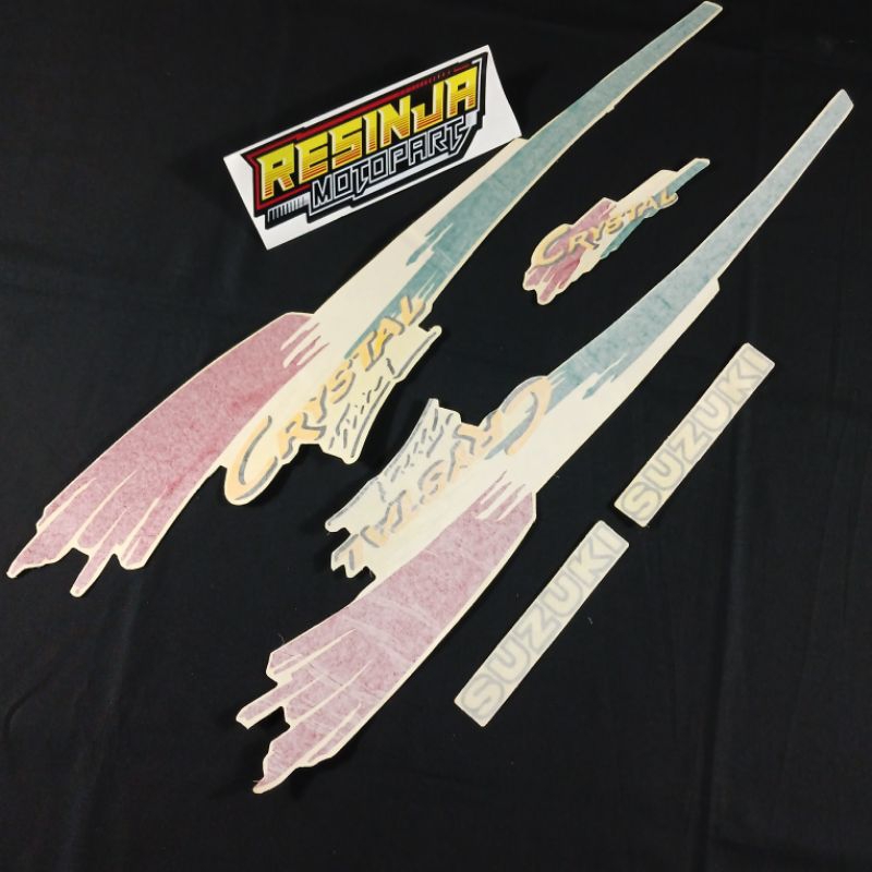 Suzuki Crystal Tune 1993 1994 93 94 Body List Sticker Striping ...
