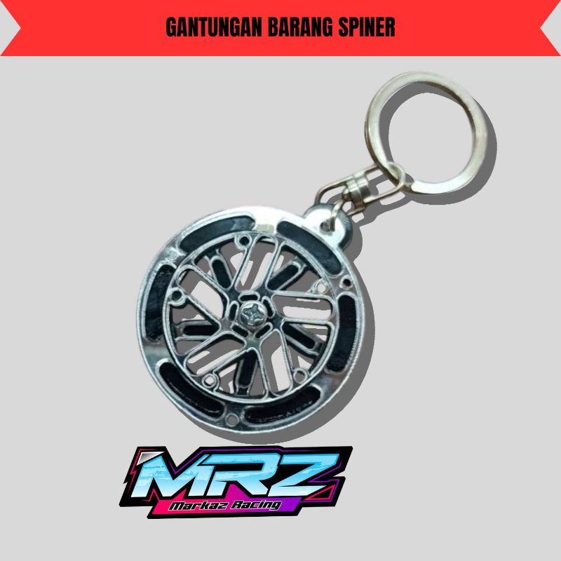 GANTUNGAN Acrylic Mirror Spinner Keychain Can Rotate | Shopee Philippines