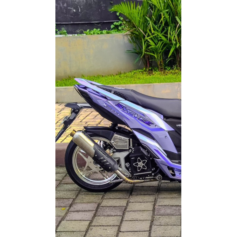 Draco exhaust std racing in 38 out 45 Vario aerox nmax pcx vario160 ...