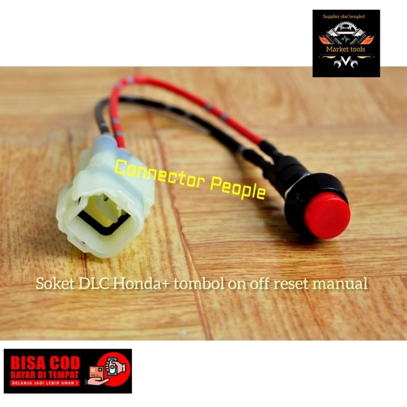 TOMBOL People Connector Honda DLC Socket+ Manual Reset On Off Button ...