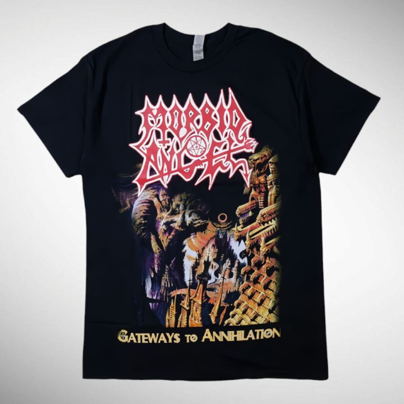 MORBID ANGEL OFFICIAL BAND T-SHIRT - GATEWAYS TO ANNIVERSARY | Shopee ...