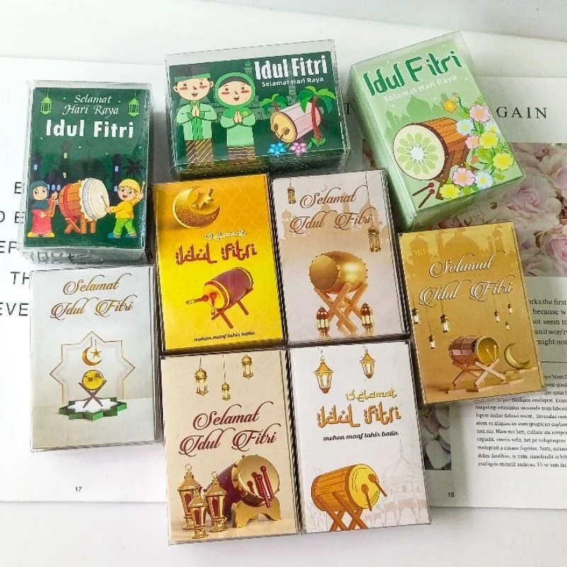 Idul Fitri Eid Envelopes (10pcs) Beautiful Cartoon Character Envelopes ...