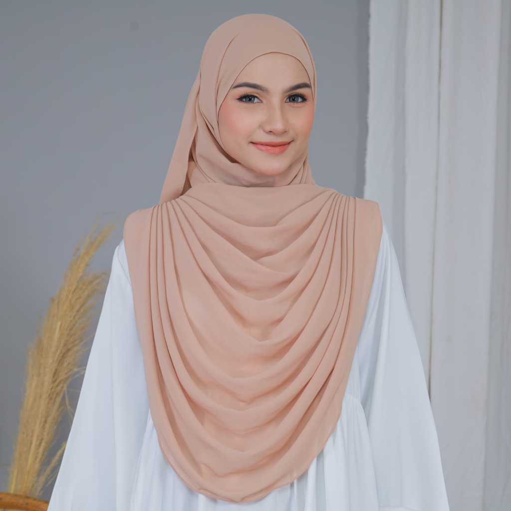 Instant DRAPERY HIJAB SET PASHMINA MALAYSIA NON WEDDING INSTANT DRAPERY ...