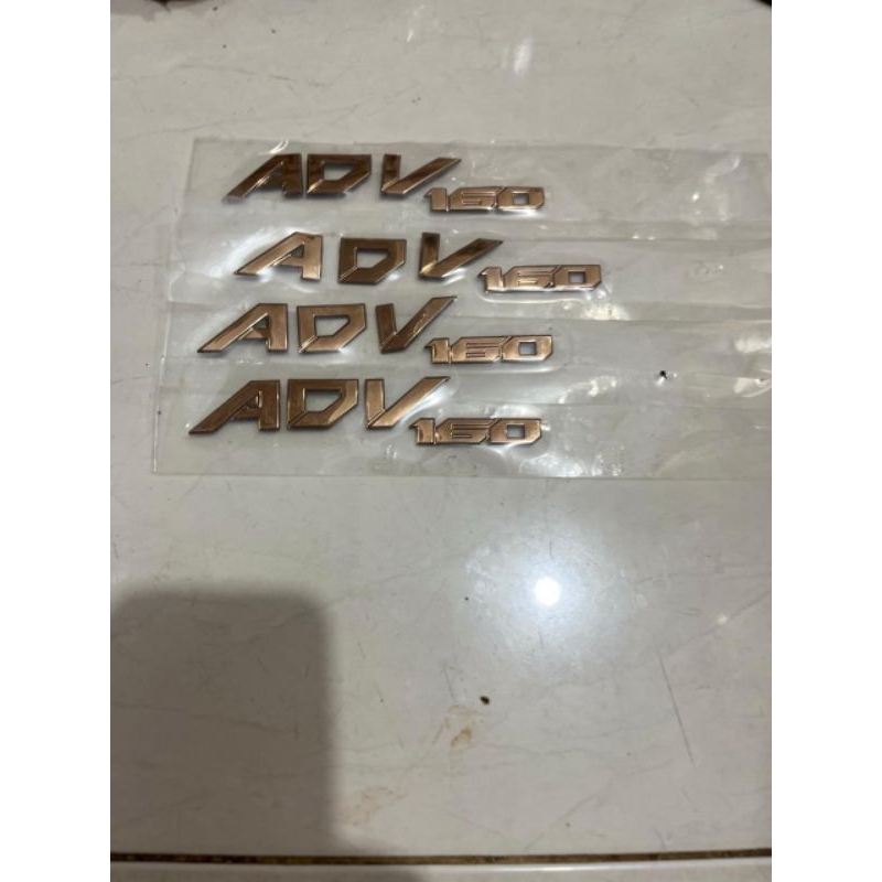 Original HONDA ADV 160 Motorcycle Embossed LOGO EMBLEM | Shopee Philippines