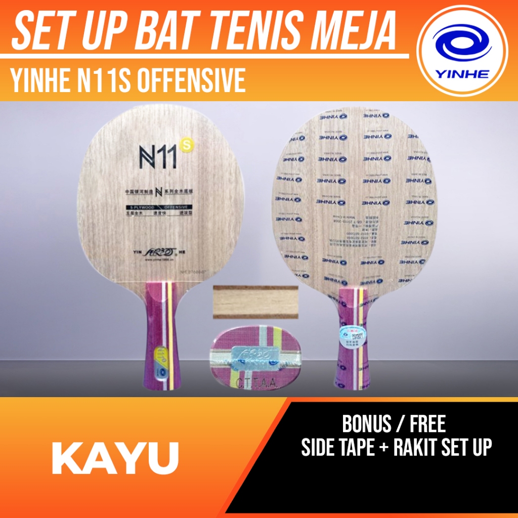 Yinhe N11S Offensive Huieson Crazy Speed Sanwei Dawei Palio Extreme CJ8000 Assembled Pingpong ...