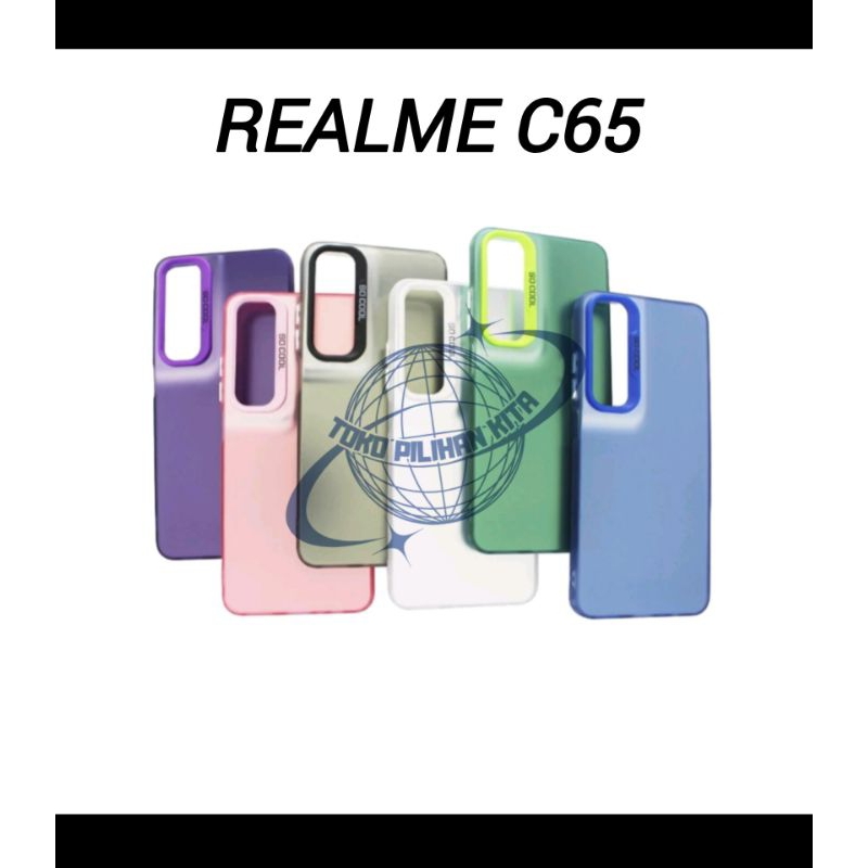 Realme c65 case new model softcase metallic imd hologram | Shopee ...
