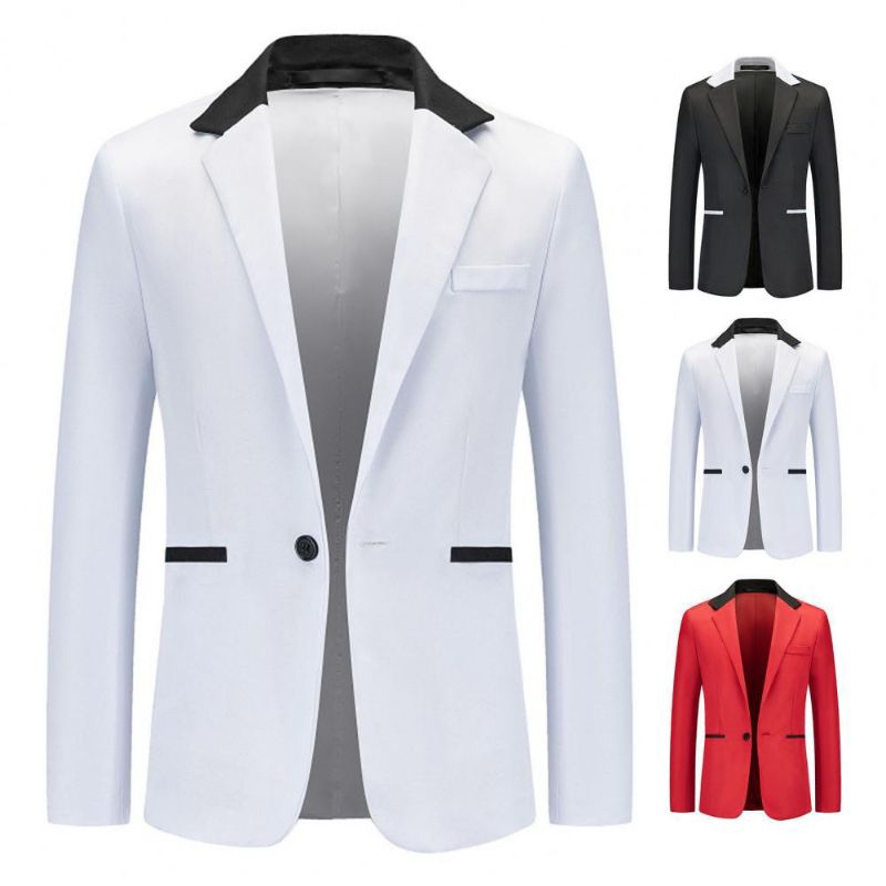 HITAM PUTIH Men's formal Blazer Suits/White Black Men's Suits/wedding ...