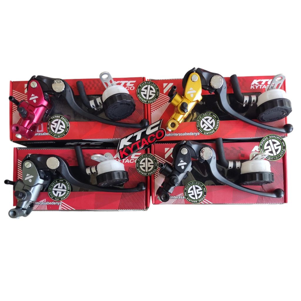 BIG KTC KYTACO 5NB BLACK GRAY GOLD RED BRAKE MASTER 100% ORIGINAL KYTA ...