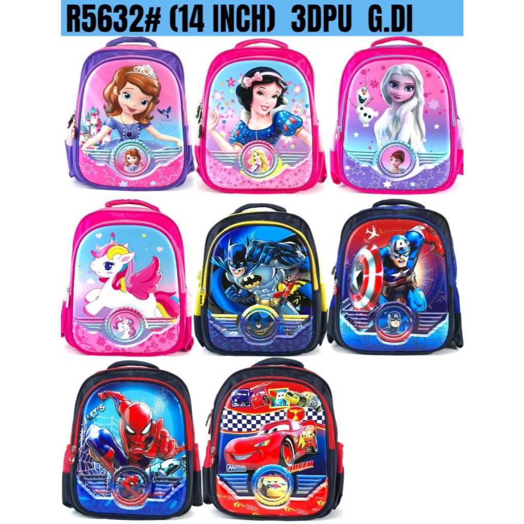 CHARACTER CHILDREN'S BACKPACK BAG KINDERGARTEN CHILDREN'S BAG SCHOOL ...
