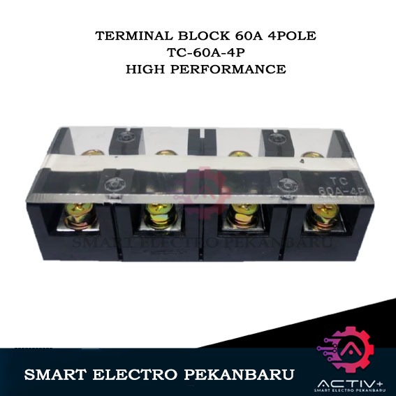 TERMINAL BLOCK TC 4P 60A 600V TC-604 60A 4POLE Connector Cable ...