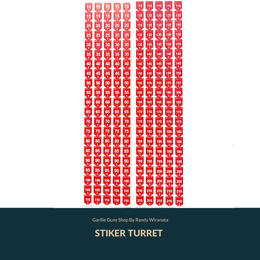 Turret Sticker - Good Material Quality Turret Sticker | Shopee Philippines