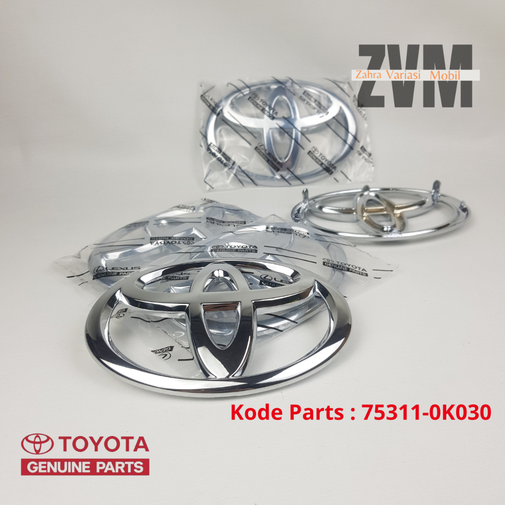 Toyota Original Front Logo Emblem Toyota Innova and Avanza 2012-2015 ...