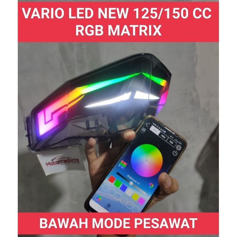 Lazy Vario led stop lamp new 125/150CC RGB MATRIX | Shopee Philippines