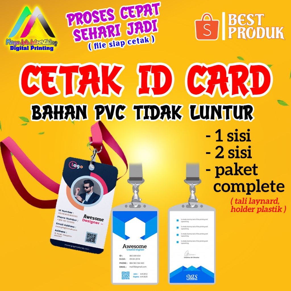 Print ID CARD/NAME TAG/PVC CARD | Shopee Philippines