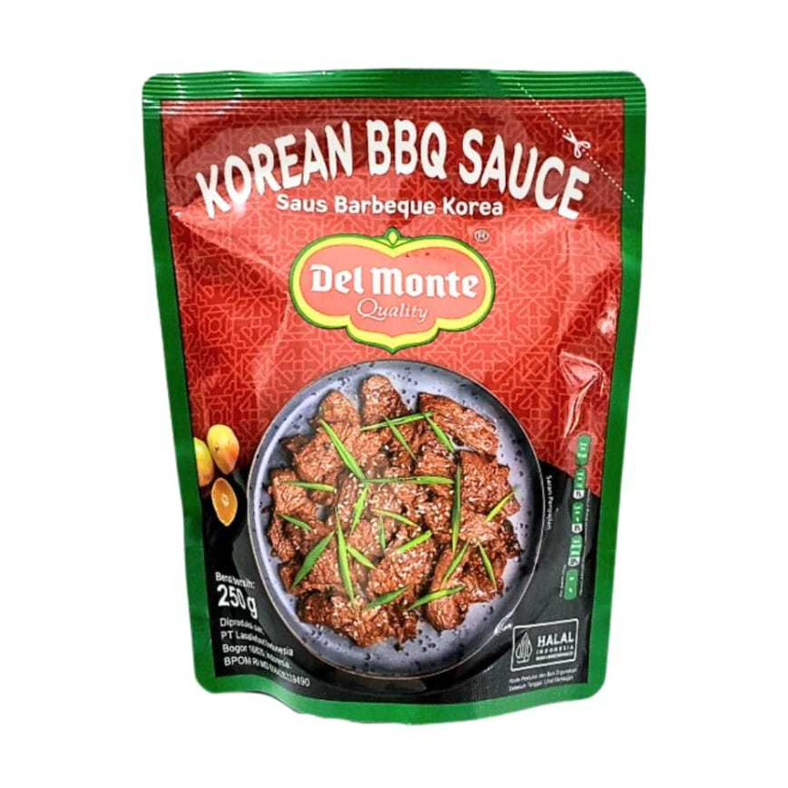 Delmonte Korean BBQ Sauce 250gr/Del Monte Barbeque Korea HALAL | Shopee ...