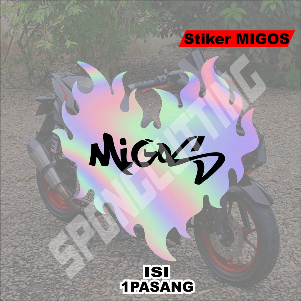 Migos Cutting Sticker Premium Hologram Material Cool Viral Sticker ...