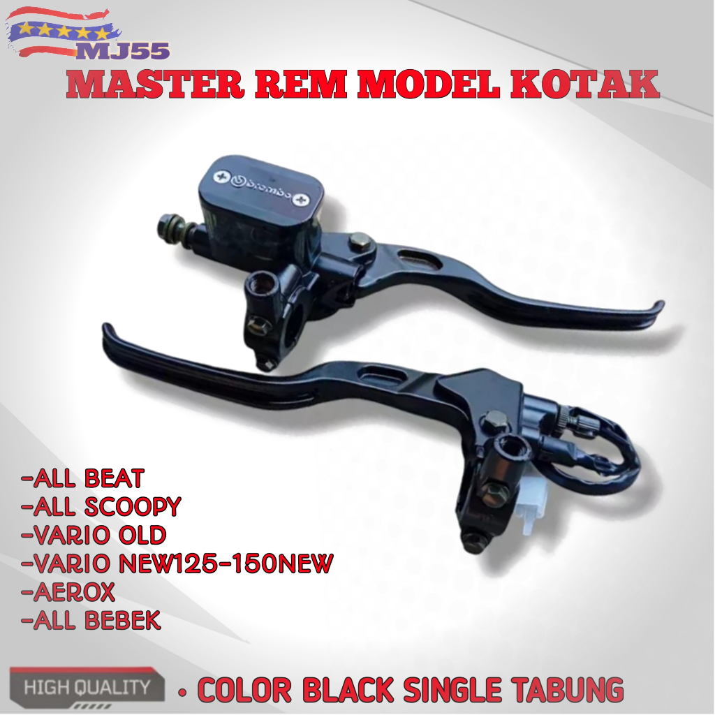 Brake MASTER TUBE BOX SET RIGHT LEFT RCB MODEL UNIVERSAL BRAKE HANDLE ...