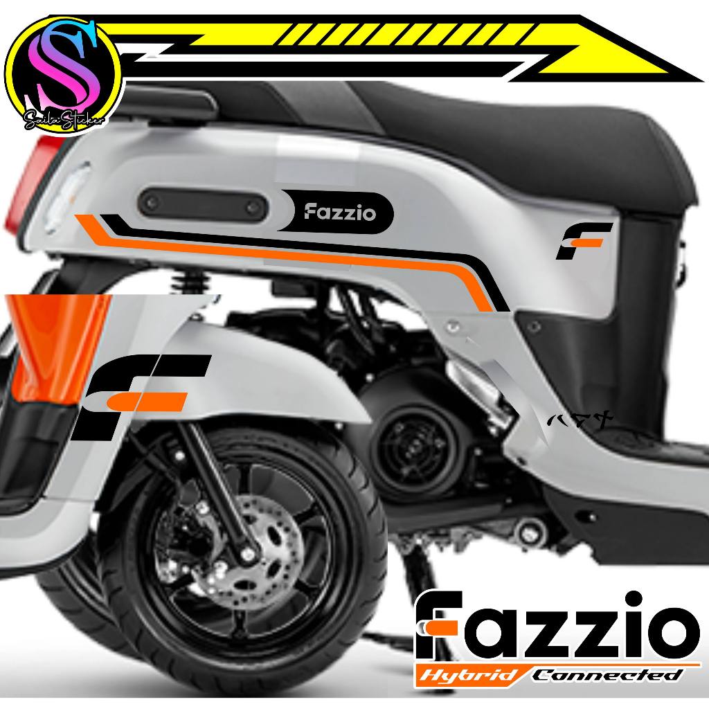389/fzio COLOR COMBINATION CUTTING STICKER/SIMPLE FAZZIO LIS STRIPING ...
