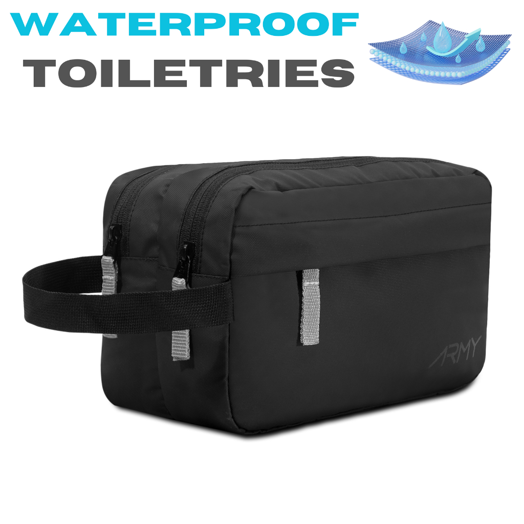 PERALATAN Army Toiletries 2-layer Cosmetic Tool Bag Travel Toiletries ...