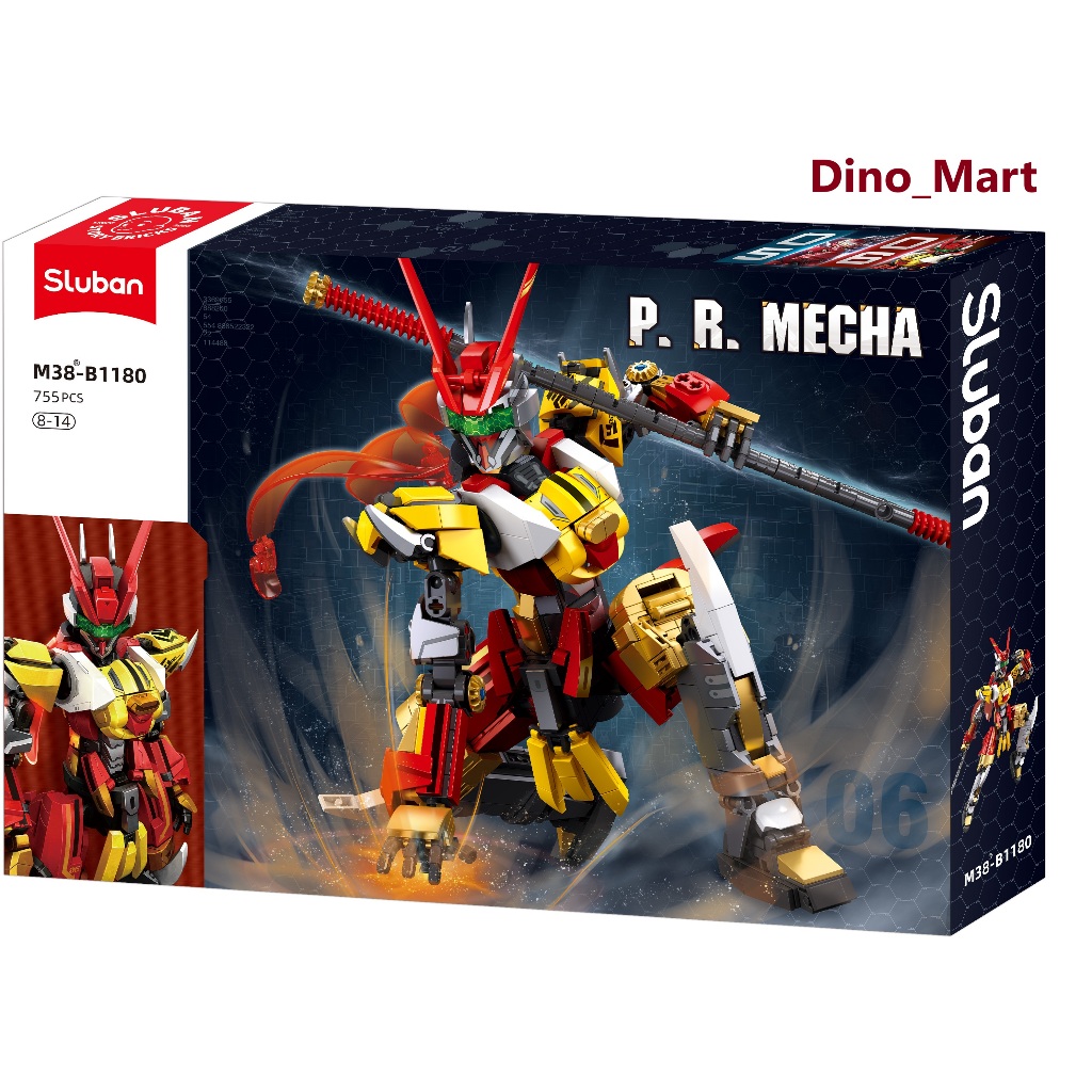 Sluban Brick Mecha Cyber Goku - Robot Wukong M38-B1180 - Dino Mart ...