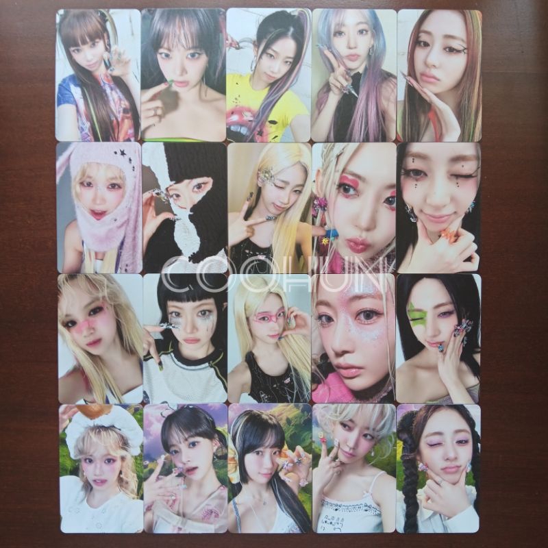 Le Sserafim Crazy Official Photocard Weverse Ver. Chaewon Eunchae Kazuha Sakura Yunjin | Shopee ...