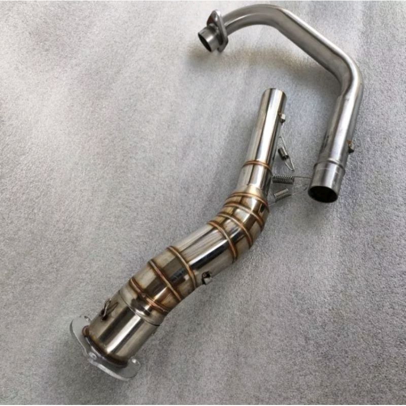 High mount Raider 150 Carb pipe 51mm stainless | Shopee Philippines