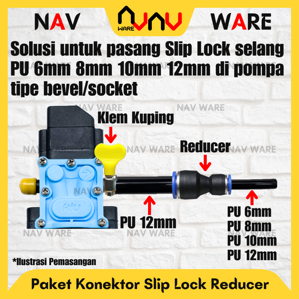 Connector Package for Installing Slip Lock on Pump Socket Bevel Type ...