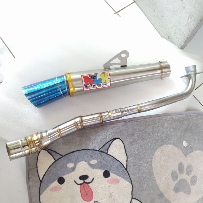 Exhaust conical NLK open pipe for Wave 100 110 xrm 100 115 125 Russian ...